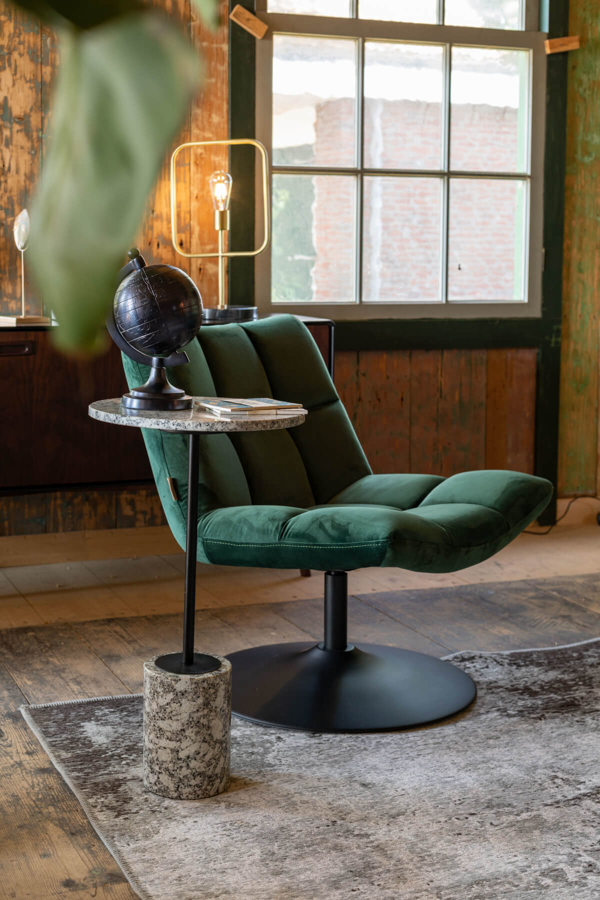 Velvet chair lounge store
