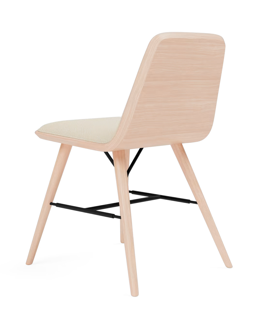 Fredericia - Spine Wood Base Stuhl, eiche lackiert / hallingdal 200