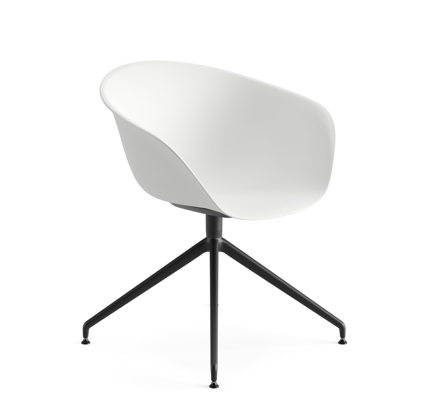 Arper Duna 02 Stuhl Schwarz/Weiß #4206 – Bestpreis!