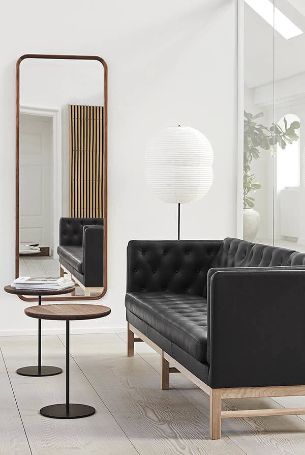 Fredericia - EJ315 Sofa 2-Sitzer, eiche geseift / hallingdal 200