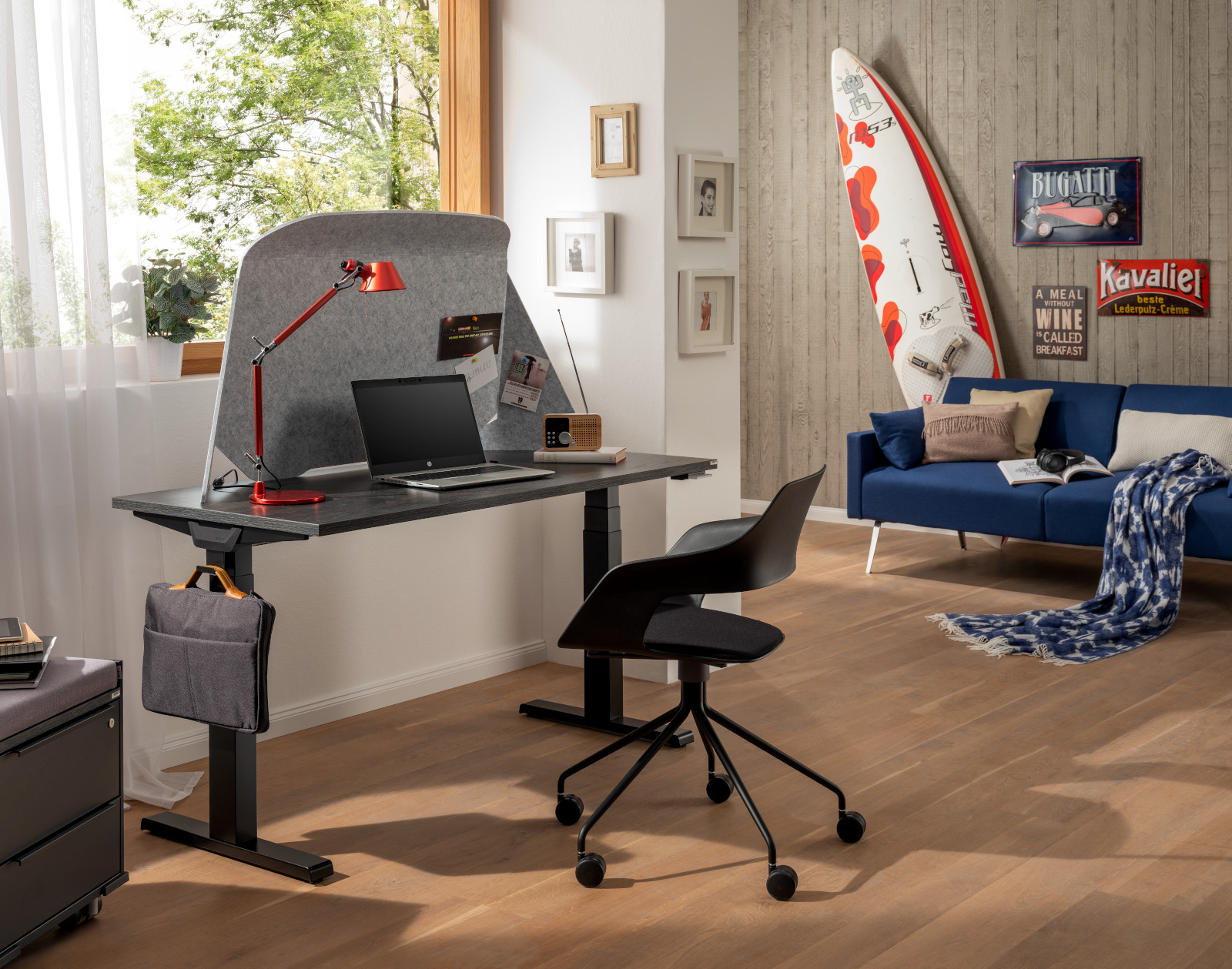 WINI Winea Startup 2.0 Büro Schreibtisch - Höhenverstellbarer Schreibtisch